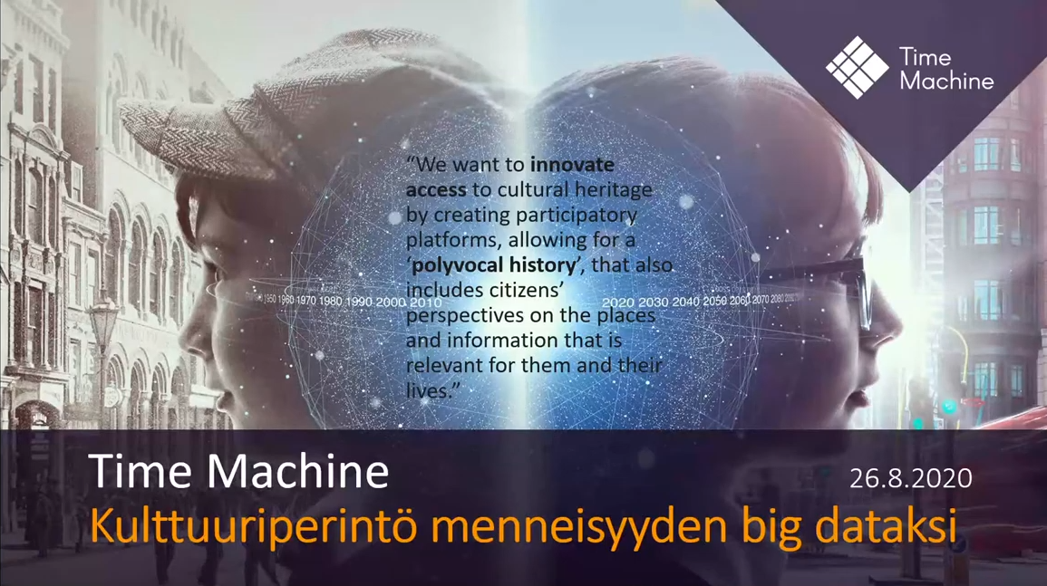 Time Machine panel discussion in Finland : Time Machine Europe